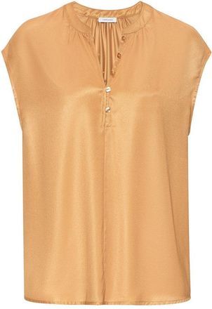 Lascana Satinbluse mit kurzen &Auml;rmeln und kleiner Knopfleiste Kurzarmbluse mit lockerer Passform, Partyshirt, Blusenshirt, festlich