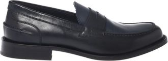 Baldinini Homme, Chaussures, Bleu, Taille: 42 1/2 EU Mocassin en cuir