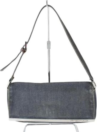 Fendi Pre-owned Denim sacs-fendi - Femme - Pre-owned - Bleu - Taille: ONE Size