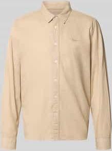 Pepe Jeans London Regular Fit Freizeithemd aus Leinen-Baumwoll-Mix Modell PAYTON