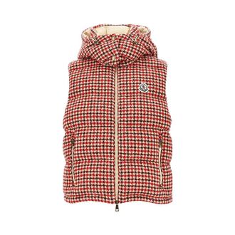 Moncler Niverolle houndstooth padded vest Woman I