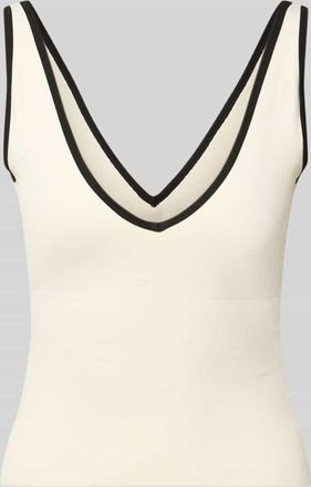 Aim'n Slim Fit Top mit V-Ausschnitt
