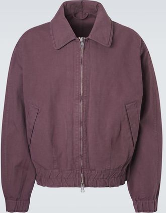 Our Legacy Veste bomber Command en coton et lin