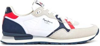 Pepe Jeans London Brit Road M, Baskets Homme, Blanc (Blanc), 6