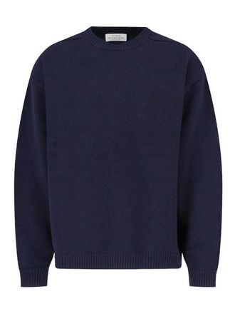 STUDIO NICHOLSON Pull Col Rond - Bleu