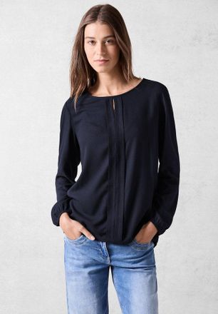 Cecil Langarmbluse Rundhalsausschnitt