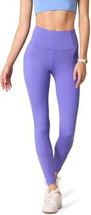 Amazon Essentials Legging de Sport Modelant à Taille Haute avec Poches (Disponible en Grandes Tailles) Femme, Violet, 5XL Grande taille