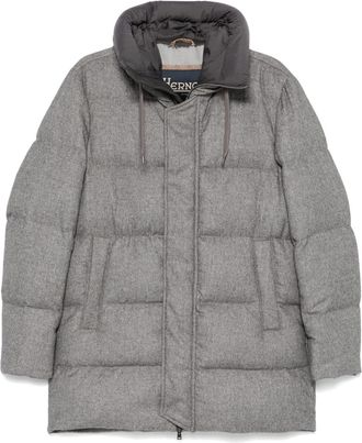 Herno Gefütterter Mantel - Grau