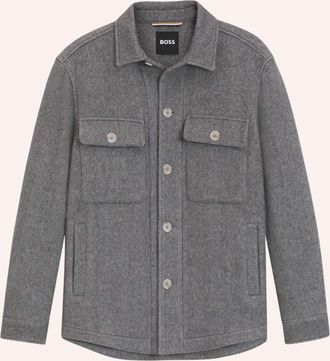 HUGO BOSS Blazer C-Carper-Os-253f Relaxed Fit silber