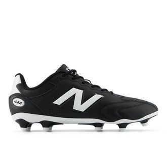 New Balance Unisex 442 Team FG V3 en Noir/Blanc, Synth&eacute;tique, Taille 45.5 Large