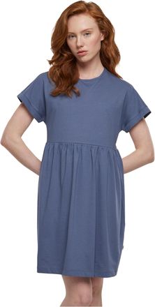 Urban Classics Damen Kleid Ladies Organic Empire Valance Tee Dress, Volantkleid für Frauen, Loose Fit, erhältlich in vielen Farben, Größen XS-5XL