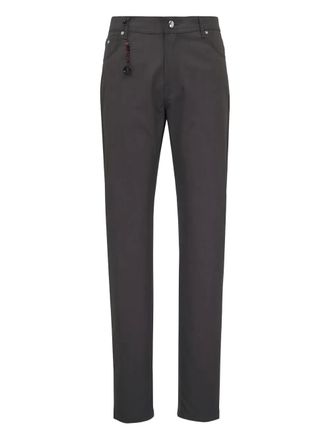Marco Pescarolo textured trousers - Grau