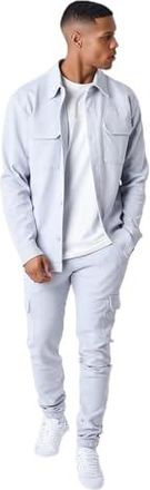 Project X Paris Surchemise Signature côtelé Bleu Glacier XL