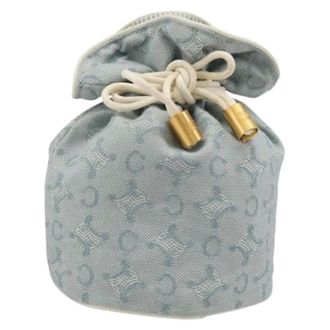 Celine Pre-owned Mini Pouch - Femme - Pre-owned - Bleu - Taille: ONE Size
