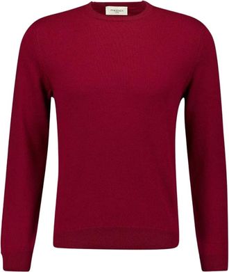 PIACENZA 1733 Piacenza 1733, Homme, Pulls, Rouge, Taille: S Pull ras du cou en cachemire