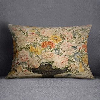 Bonamaison Le Jardin du Lin Kissenhüllen, Cotton, Mehrfarbig, 45x45