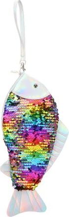 BESTONZON MAGICLULU Pochette Sir&egrave;ne &agrave; Sequins Multicolores et Argent&eacute;s, Paquet &agrave; Fermeture &Eacute;clair Pratique, Pochette Chic Portable pour Femme, Portefeuille Comp