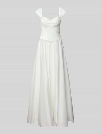 Luxuar Fashion Brautkleid aus Satin mit Drapierungen