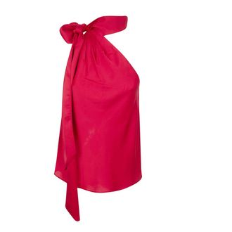 Ralph Lauren Femme, Tops, Rouge, Taille: 34 FR Chemisier &agrave; Bretelles Tiss&eacute;