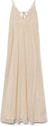 Vero Moda Vmmaya JRS SPE Robe débardeur 7/8 pour Femme, Bouleau, XL