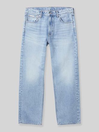 Calvin Klein Jeans Straight Fit Jeans aus reiner Baumwolle