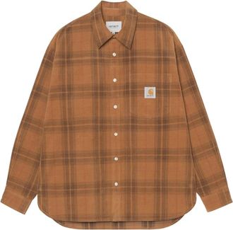 Carhartt Work in Progress Homme, Chemises, Brun, Taille: XL L/S Wilber Shirt
