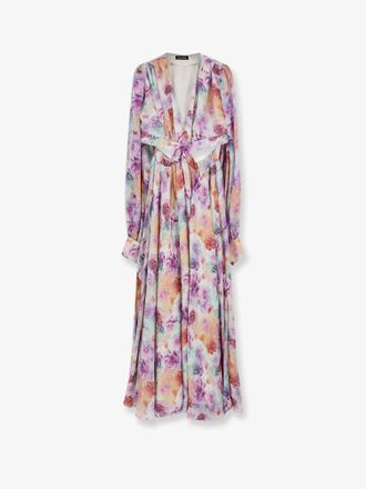 Actualee Long dress with multicolor floral print - ACTUALEE - gender_Woman