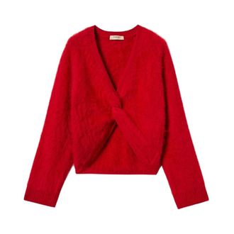 Twinset V-neck Strickware - - Knitwear - Damen - Rot - M