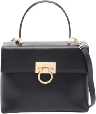 Ferragamo Sac &agrave; main Pre-owned - Femme - Pre-owned - Noir - Taille: ONE Size