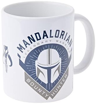 Star Wars The Mandalorian - Mug en céramique 11oz / 315ml (Le Chasseur de Prime)
