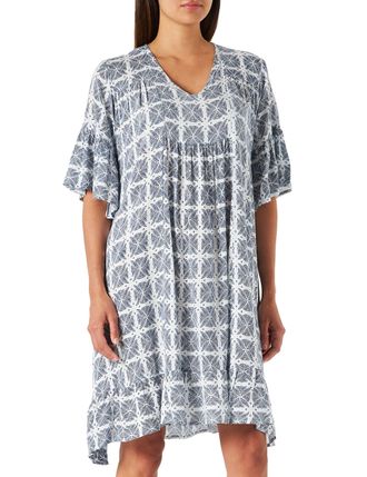 Unmade Copenhagen UNMADE Copenhagen Damen Unique Dress, Short Sleeve L ssiges Kleid, Off White, S-M EU