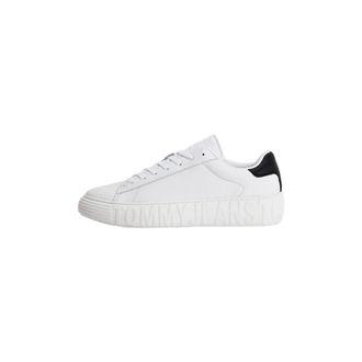 Tommy Jeans Homme, Chaussures, Blanc, Taille: 43 EU Baskets Stylish pour Hommes et Femmes