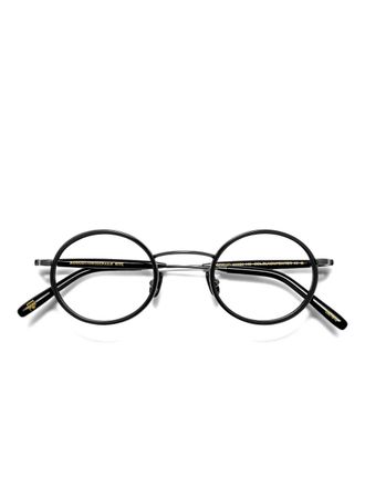 Moscot lunettes de vue &agrave; monture ronde - Noir