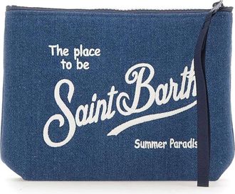 MC2 Saint Barth Femme, Sacs, Bleu, Taille: ONE Size Aline Pouch