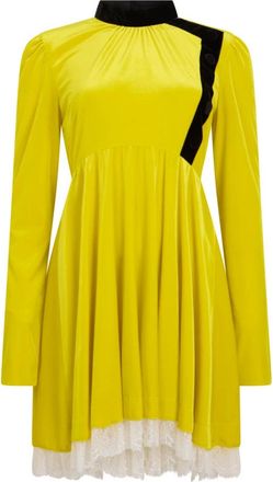 Philosophy di Lorenzo Serafini Femme, Robes, Jaune, Taille: 36 FR Robe Courte