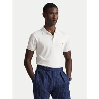 Polo Ralph Lauren Poloshirt 710685514001 Wei&szlig; Slim Fit