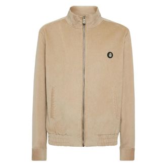 Billionaire Boys Club Homme, Vestes, Beige, Taille: 2XL Veste de surv&ecirc;tement en velours c&ocirc;tel&eacute;