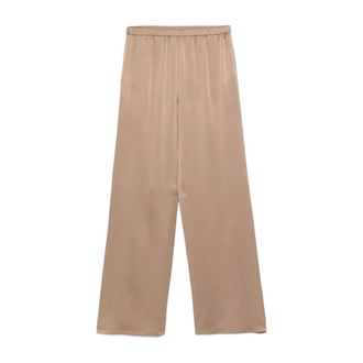 Antonelli Schlaghose mit Elastischem Bund - - Trousers - Damen - Braun - S