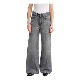 Won Hundred High Waist Flare Jeans - - Jeans - Damen - Grau - W30
