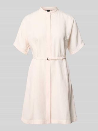 HUGO BOSS Tailliertes Freizeitkleid aus Lyocell-Leinen-Mix Modell DALINIA
