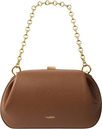 Yuzefi Femme, Sacs, Brun, Taille: ONE Size Oyster Mini Clutch