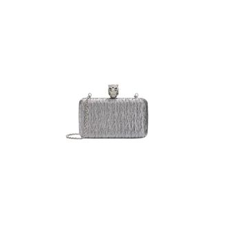 Roberto Cavalli Tiger Verschluss Stoff Clutch - - Bags - Damen - Grau - ONE SIZE