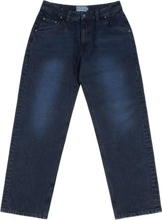 Dime Jean &agrave; &eacute;cusson brod&eacute; &agrave; la ceinture en coton