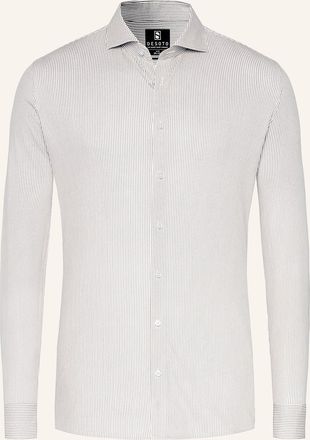 DeSoto Desoto Jerseyhemd Slim Fit braun