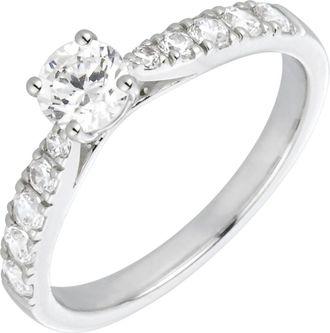 Edenly Diamantring Hermine in Weißgold