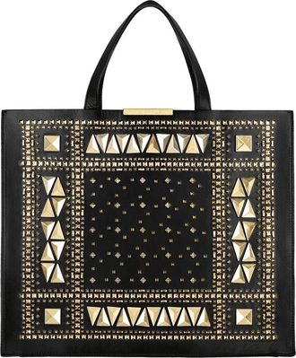 Philipp Plein Shopper - Tragetasche Mit Nietenverzierungen - Gr. unisize - in Schwarz - f&uuml;r Damen