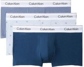 Calvin Klein Lot de 3 boxers en coton m&eacute;lang&eacute;