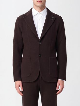Lardini Einreihiger Blazer aus Schurwolle und Kaschmir mit Zwei-Knopf-Verschluss