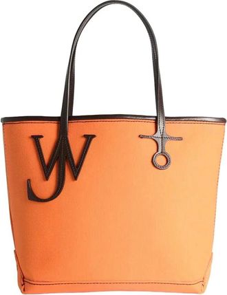 J.W.Anderson Shopper & Totes - Structured Cotton Canvas Tote Bag - Gr. unisize - in Orange - f&uuml;r Damen