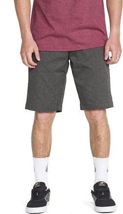Volcom Herren Vmonty Chino L&auml;ssige Shorts, Dunkelgrau meliert, 49
